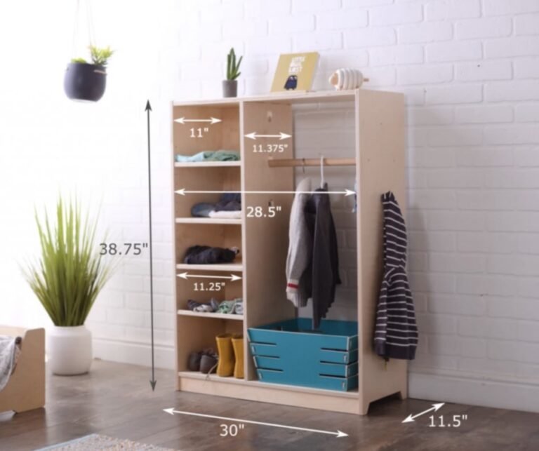 Wardrobe Dimensions for Kids' Rooms | Tips and Measurements